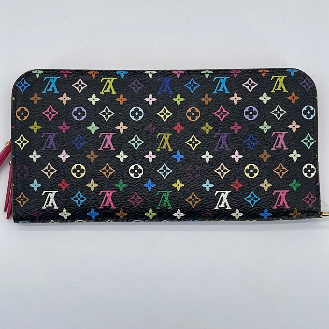 Preloved Louis Vuitton Multicolor Black Canvas Insolite Wallet Y796W38 ...
