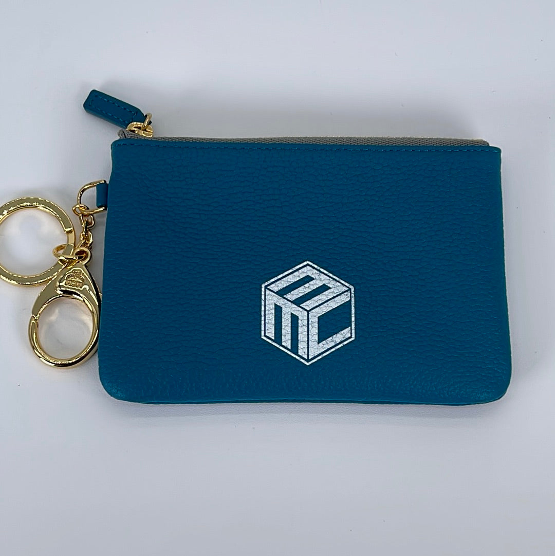 Preloved MCM Teal Coin Pouch K897RV4 031123 – KimmieBBags LLC